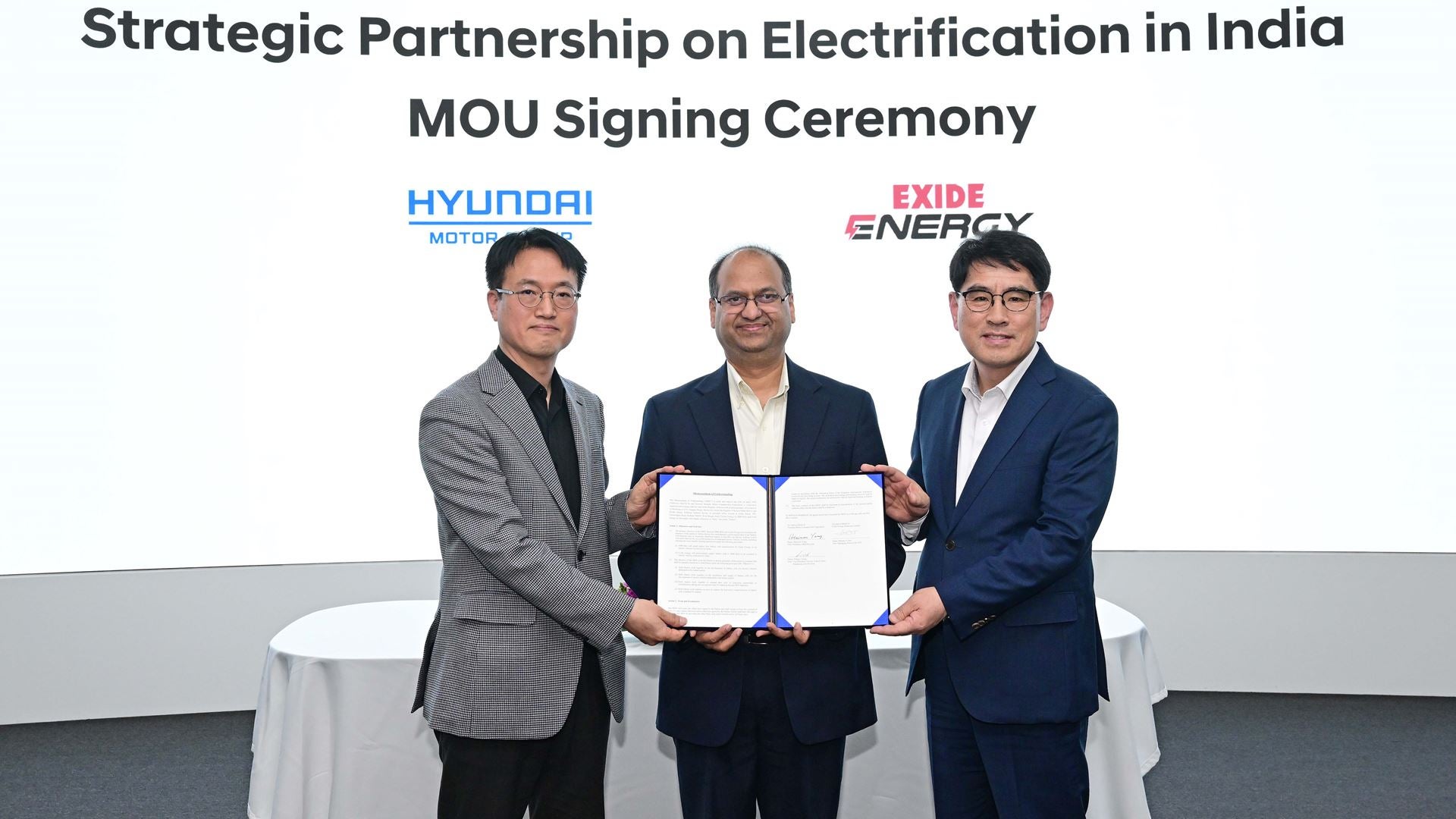 Hyundai, Kia and Exide form partnership for EV batteries in India ...