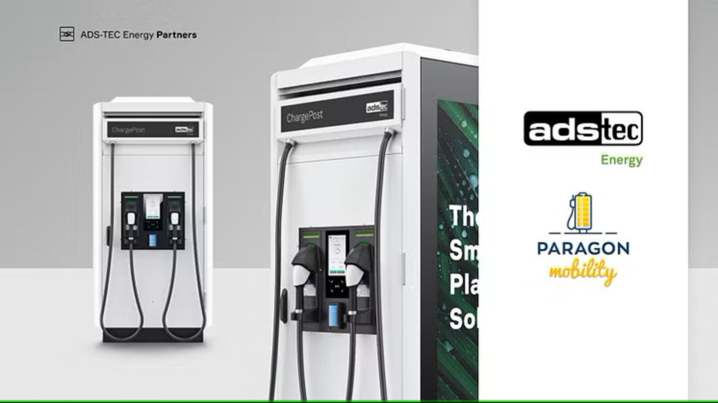 ADS-TEC , Paragon partner to enhance EV charging in France